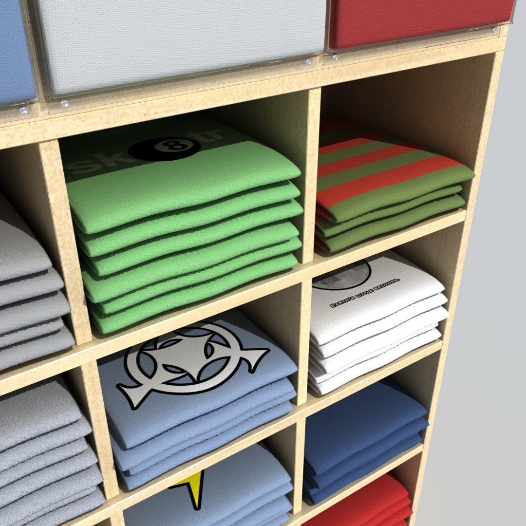 T-shirt Cubes Shirts 3d Max