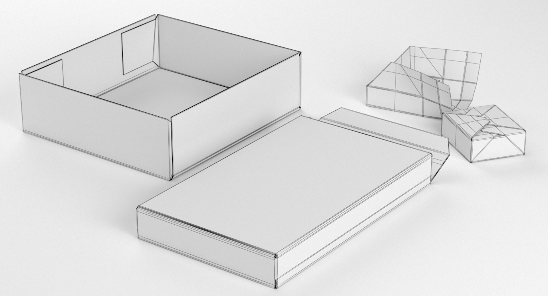 3D Model Realistic Bouillon Cube Packing - TurboSquid 1245521