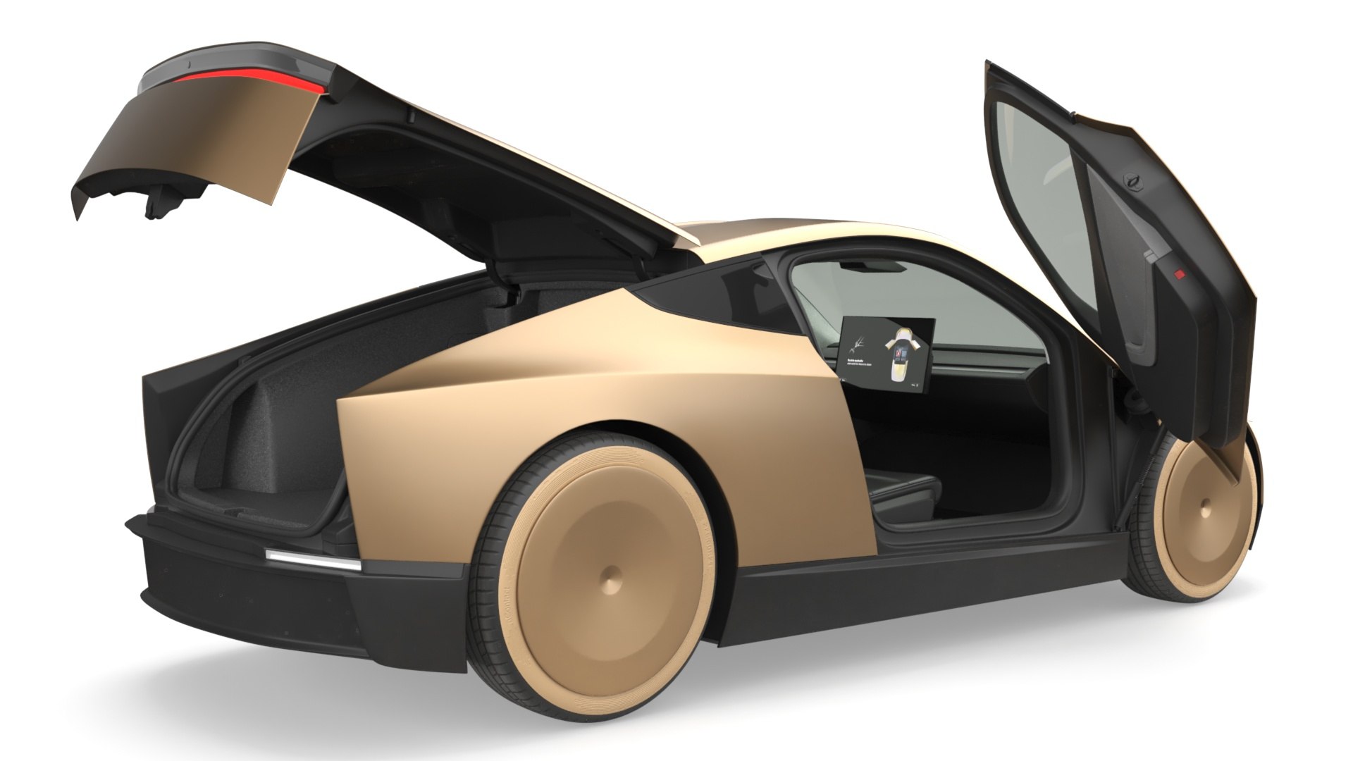 3D Tesla Cybercab Robotaxi Rigged - TurboSquid 2325742
