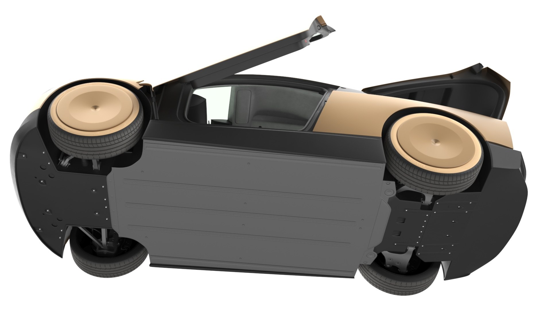 3D Tesla Cybercab Robotaxi Rigged - TurboSquid 2325742