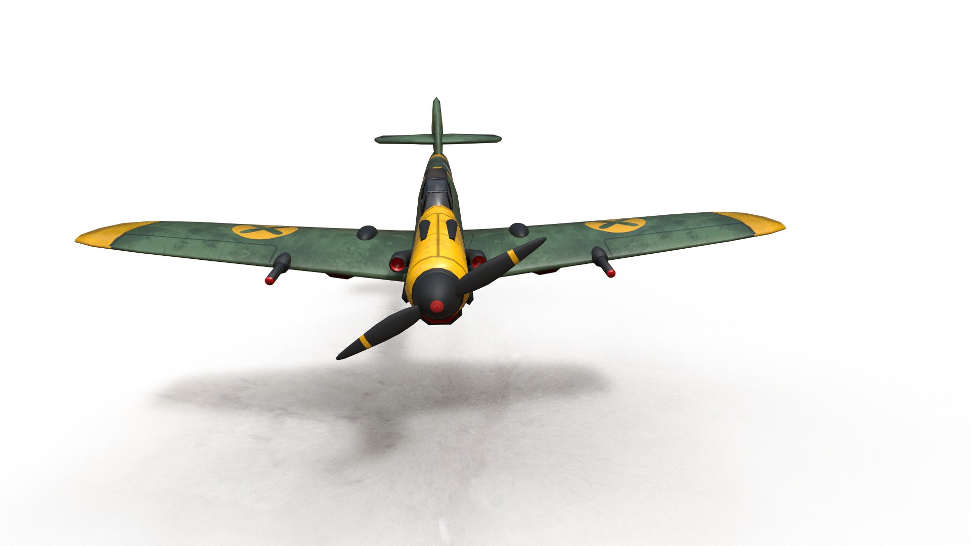 3D Low Poly WWII Plane With 4K PBR Texture - TurboSquid 2166421