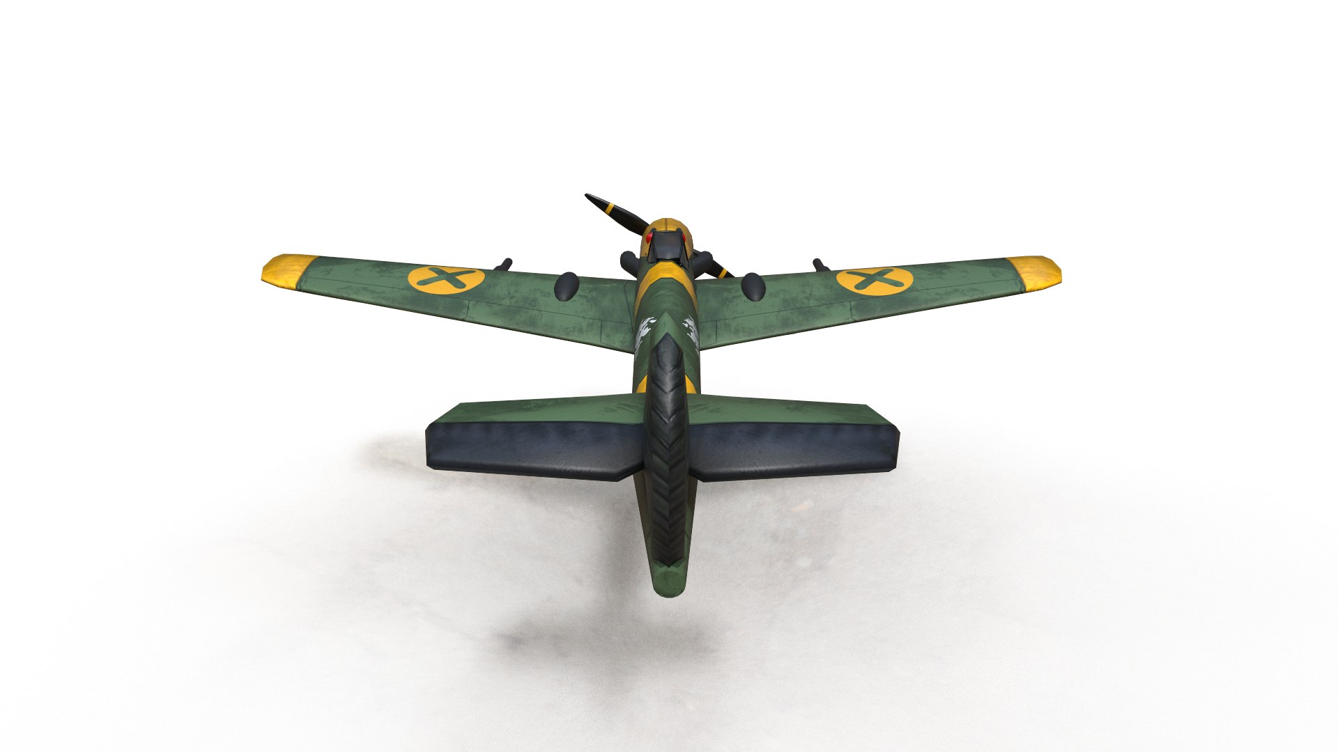 3D Low Poly WWII Plane With 4K PBR Texture - TurboSquid 2166421