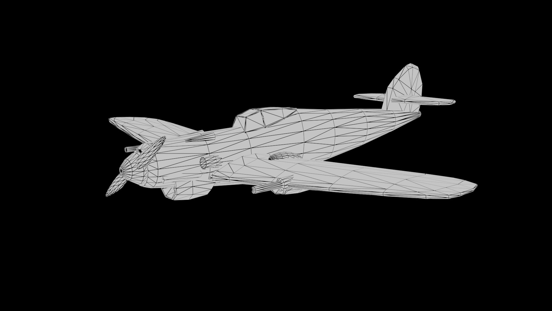 3D Low Poly WWII Plane With 4K PBR Texture - TurboSquid 2166421