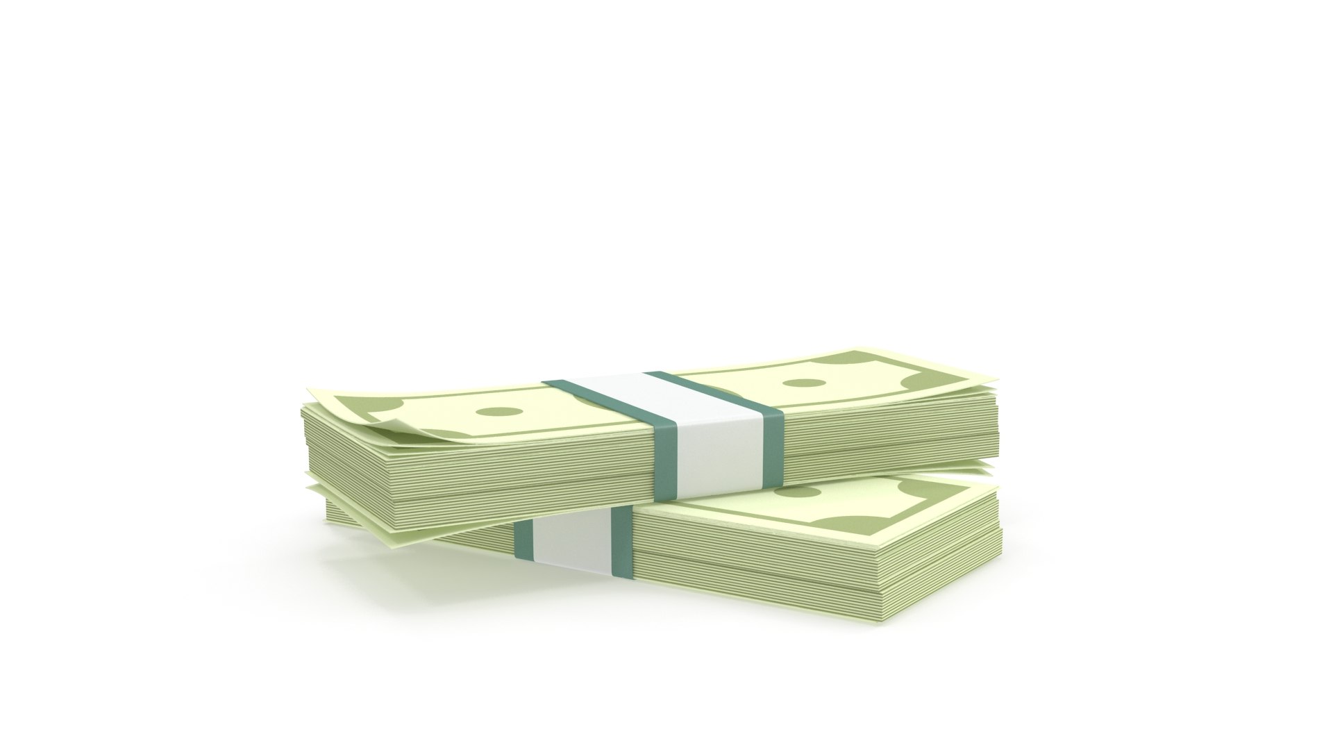 3D Stylized Wad Of Money - TurboSquid 2305617