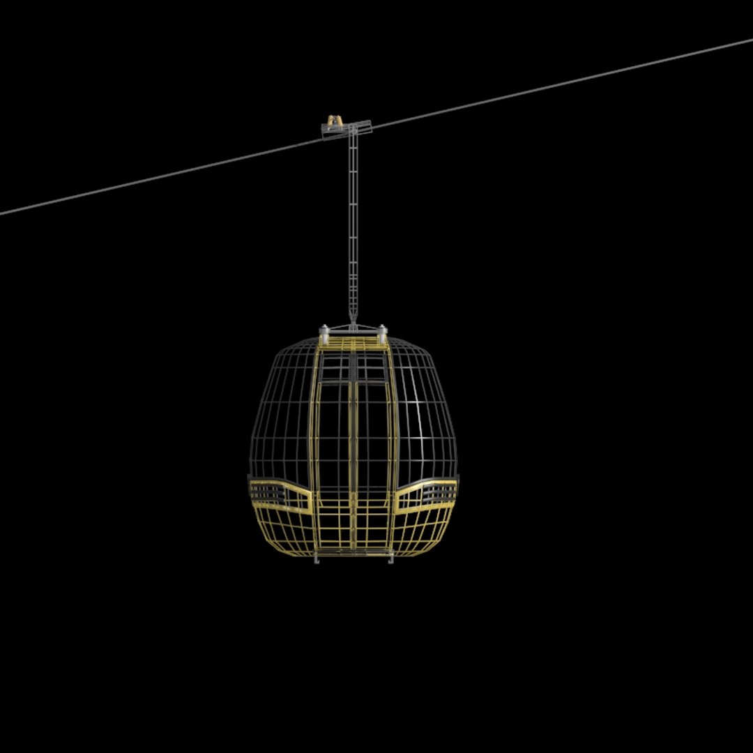 Aerial Tram 3d Obj