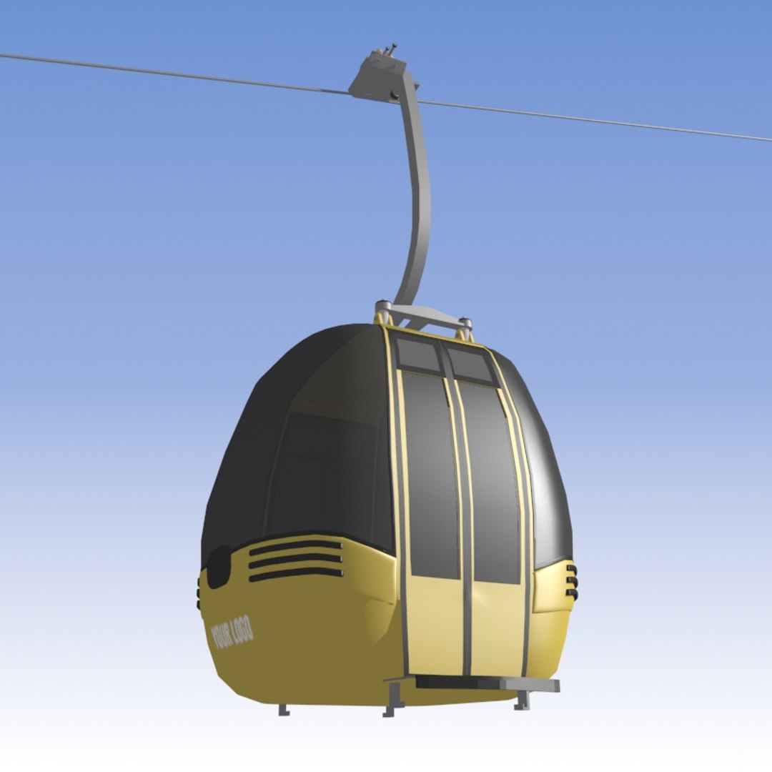 Aerial Tram 3d Obj