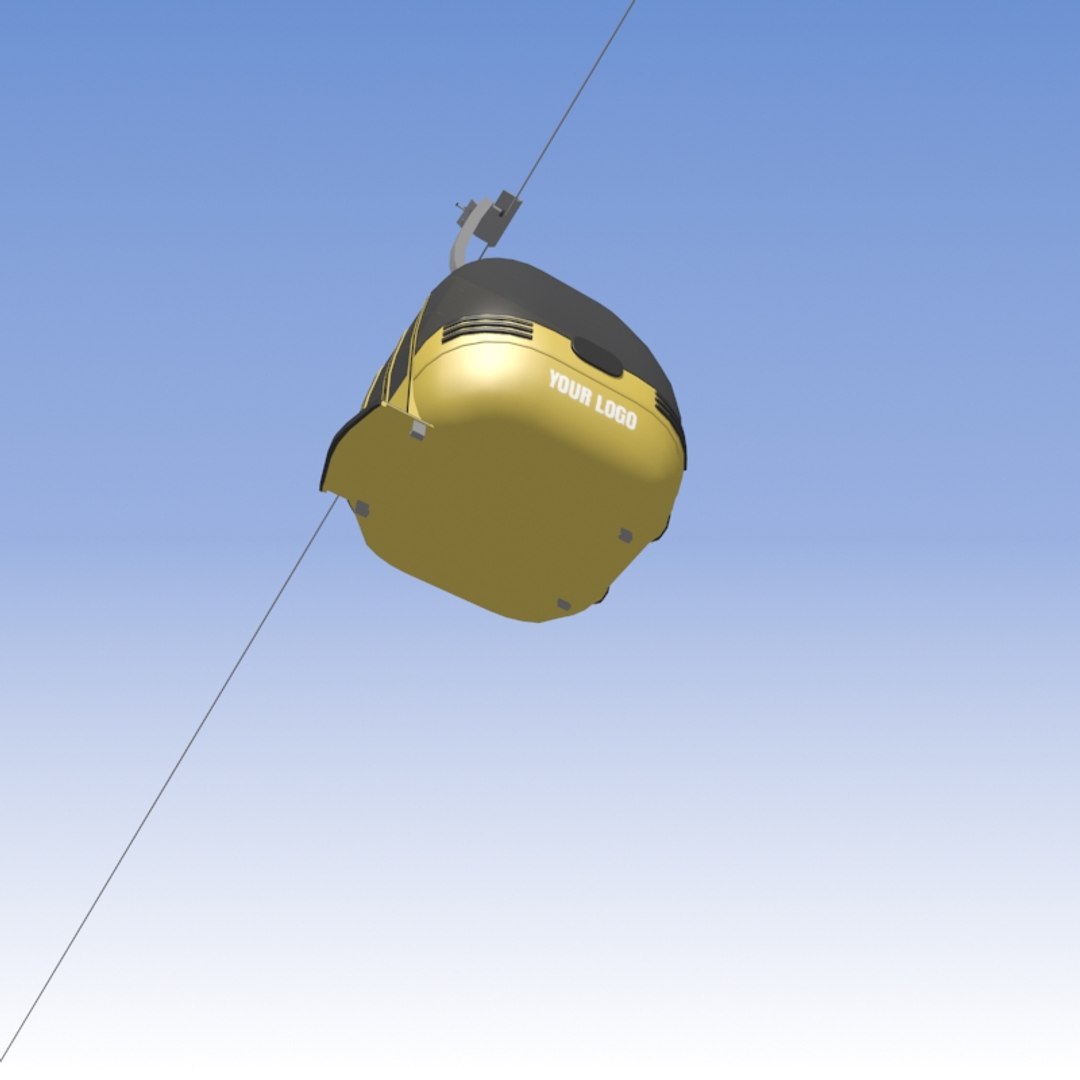 Aerial Tram 3d Obj
