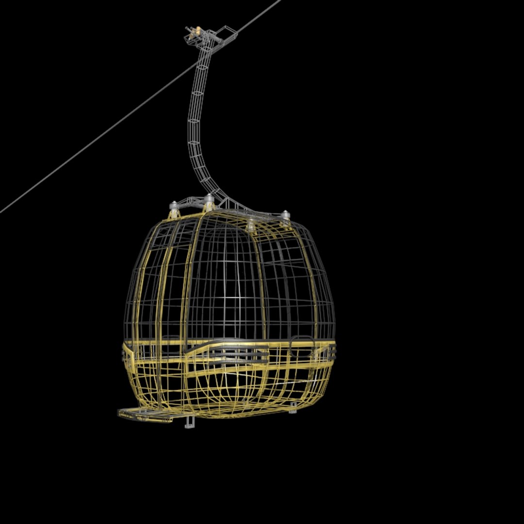 Aerial Tram 3d Obj