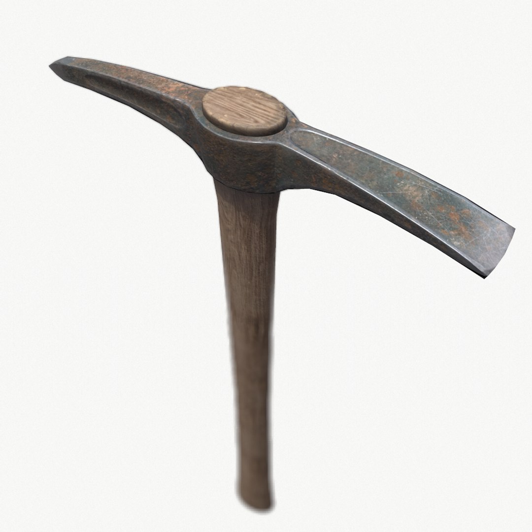 Rusty Pickaxe Pick 3D - TurboSquid 1395237