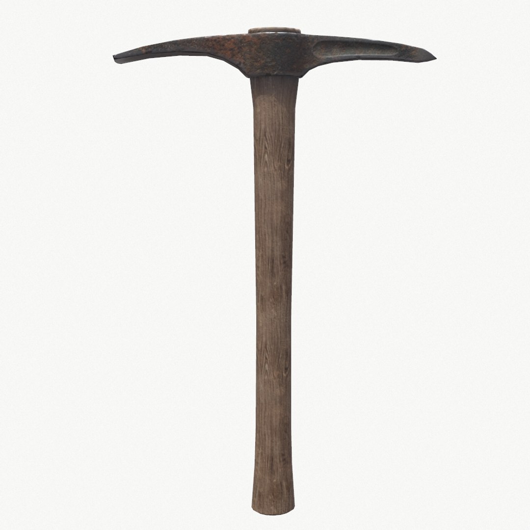 Rusty Pickaxe Pick 3D - TurboSquid 1395237