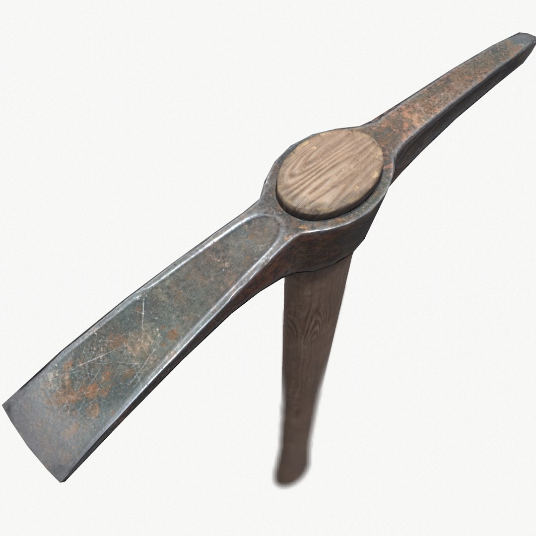 Rusty Pickaxe Pick 3D - TurboSquid 1395237