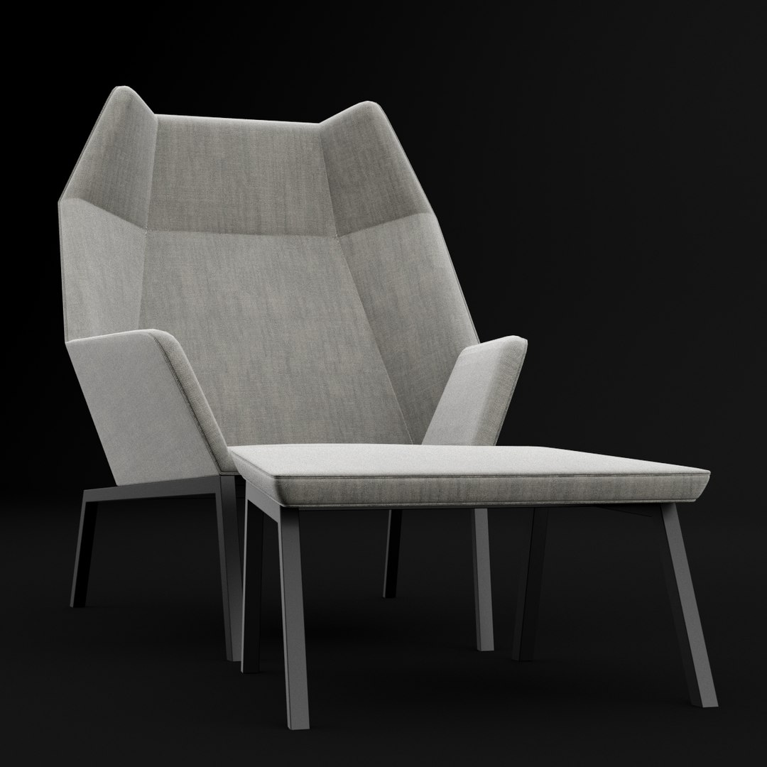 Pouf chair 3D model - TurboSquid 1563709