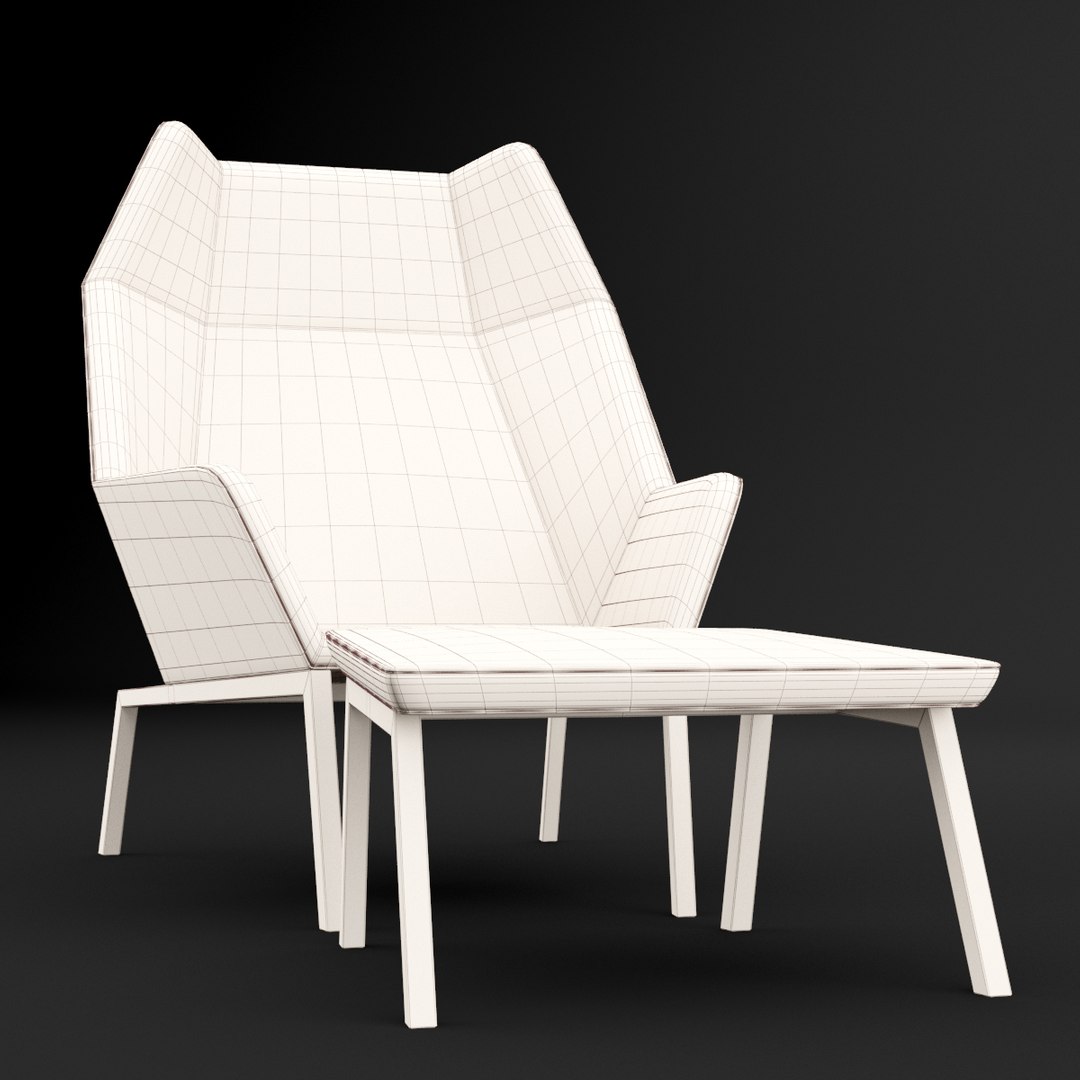 Pouf chair 3D model - TurboSquid 1563709