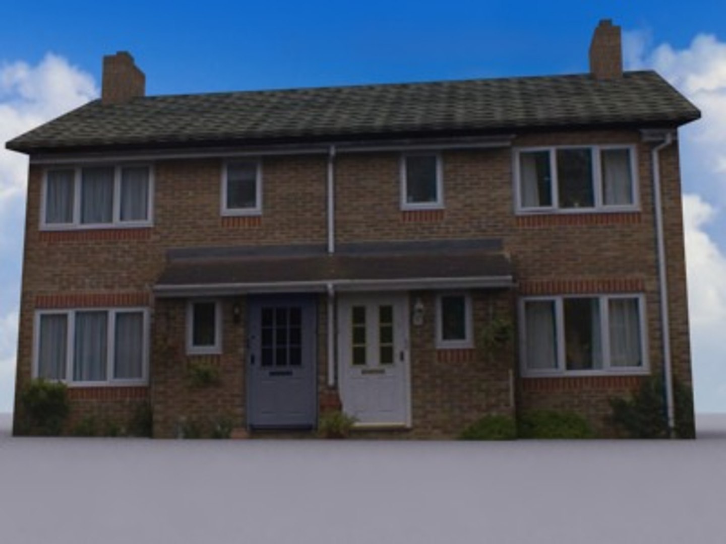 Terraced House 3d 3ds