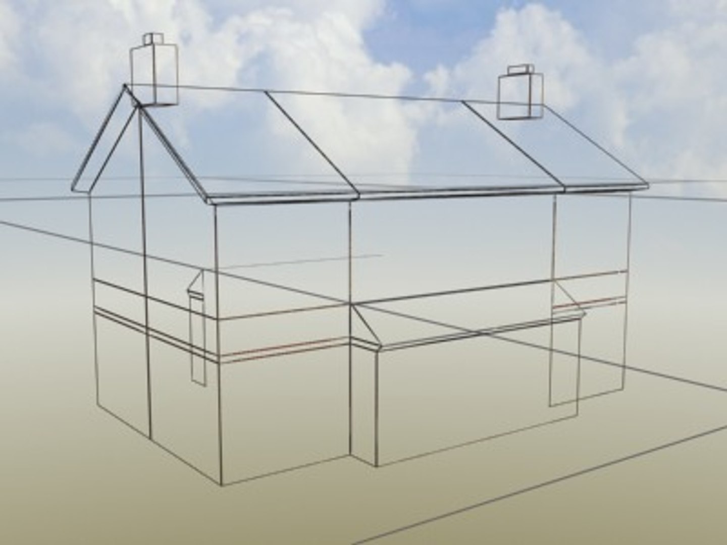 Terraced House 3d 3ds