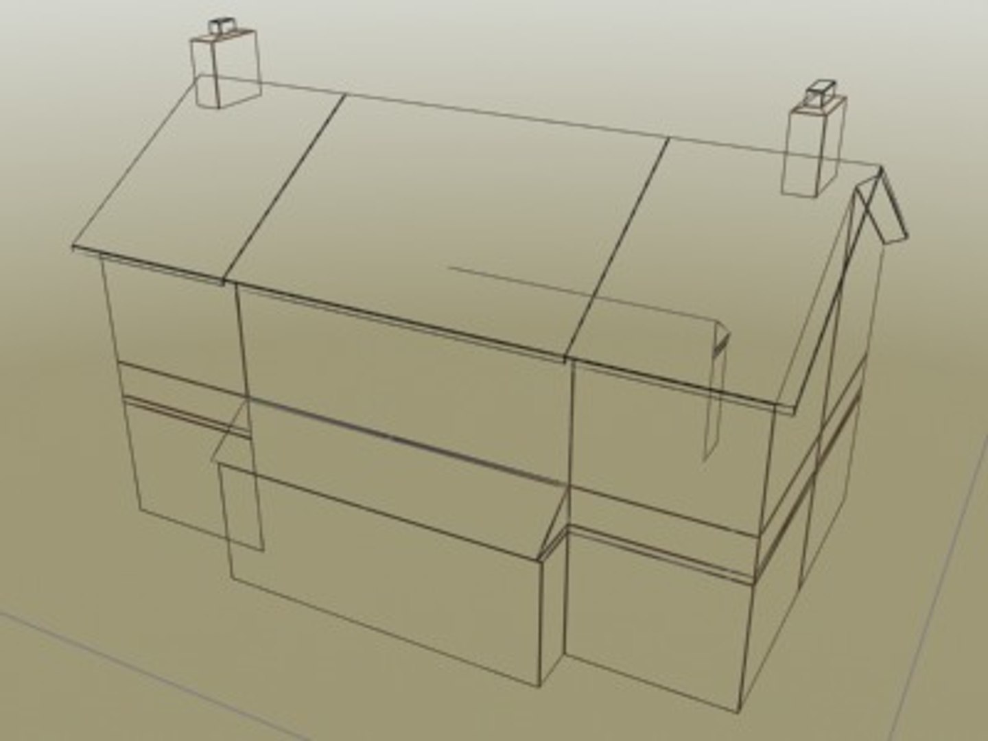 Terraced House 3d 3ds