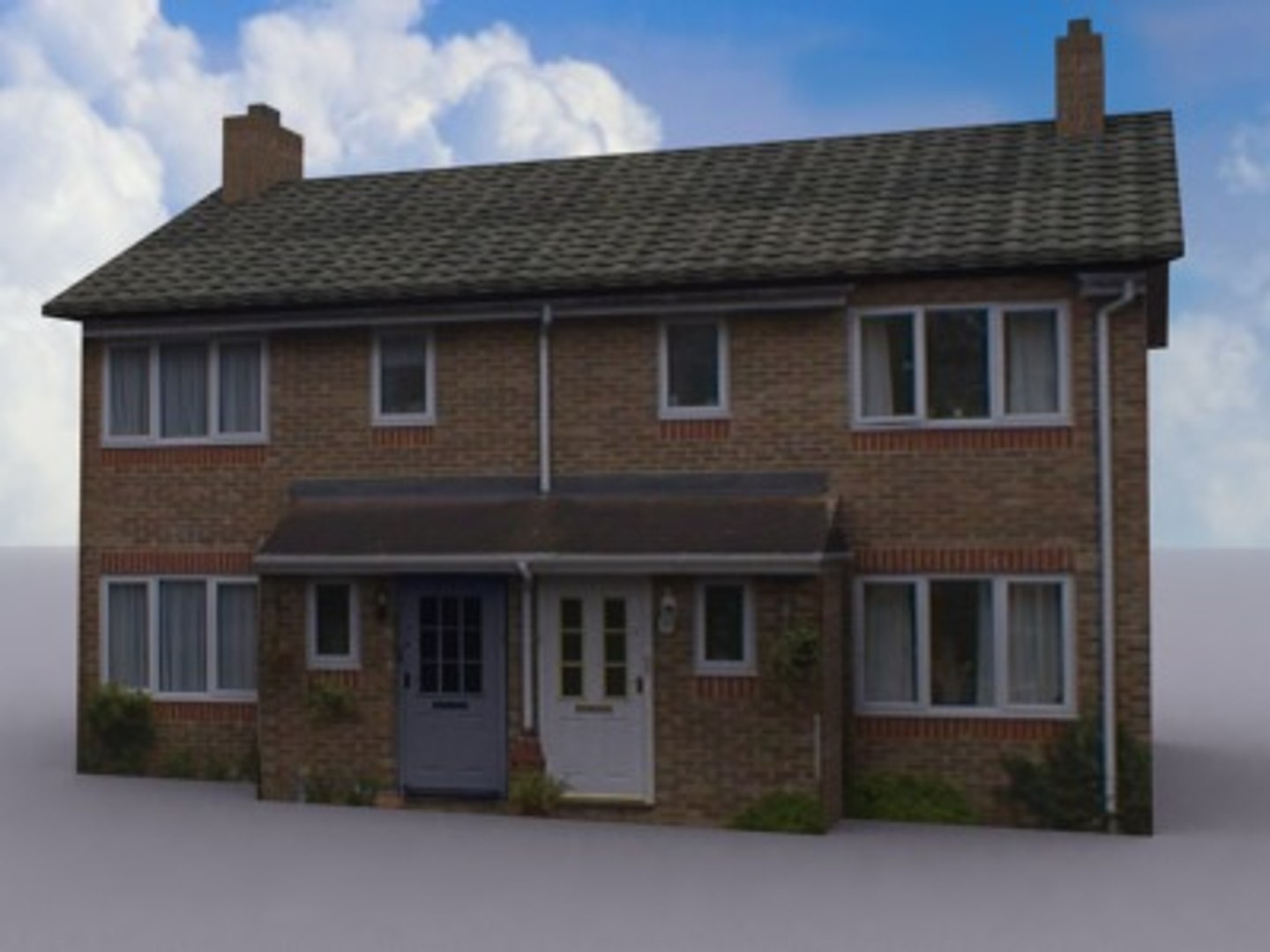 Terraced House 3d 3ds