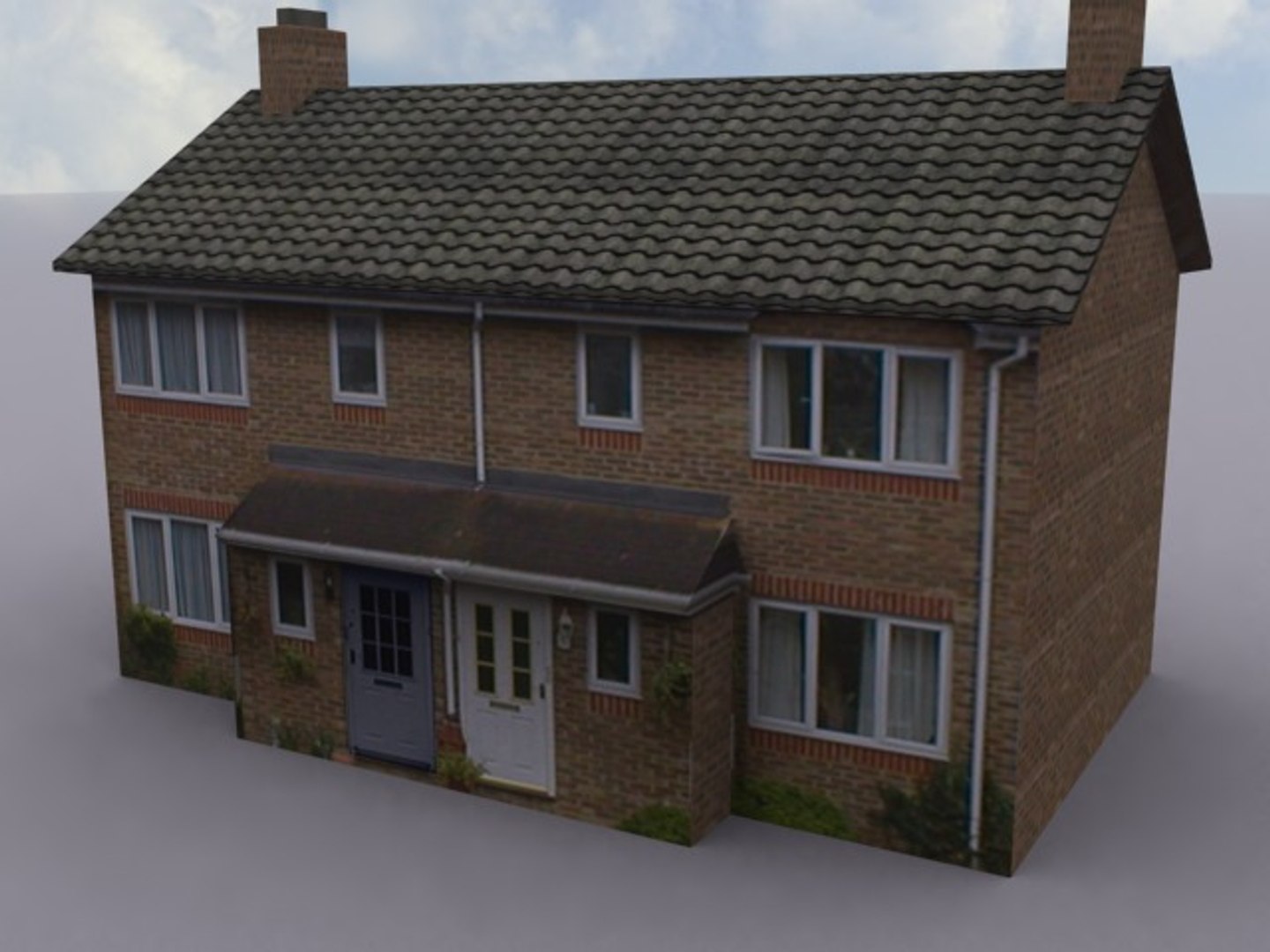 Terraced House 3d 3ds