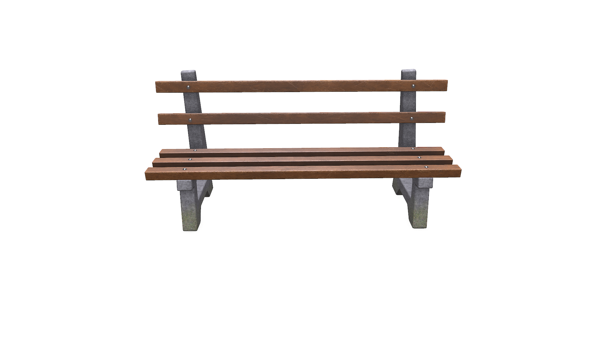 Outdoor Bench Low-poly PBR 3D - TurboSquid 2238704