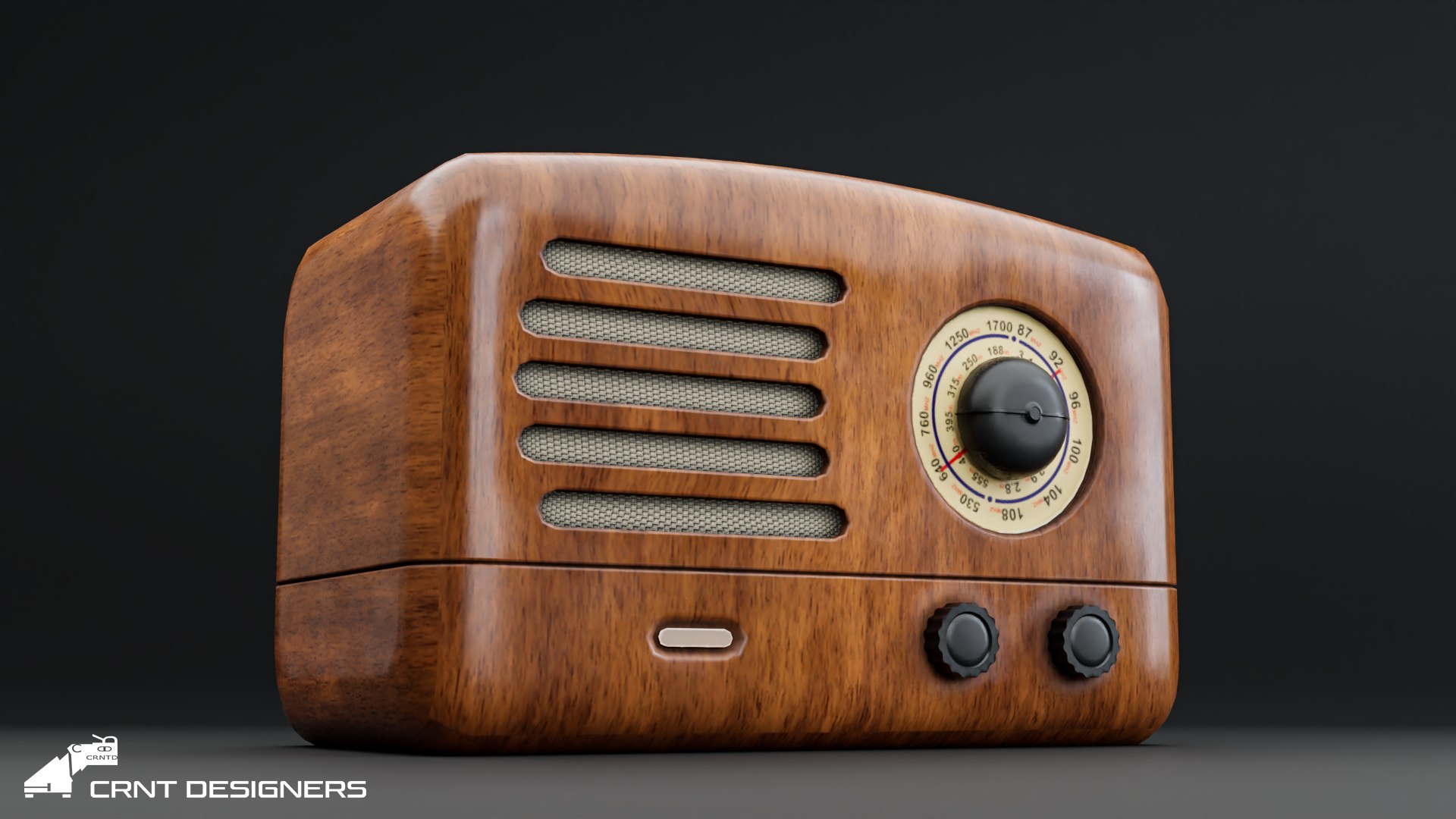 Vintage Radio 3D Model - TurboSquid 2286350