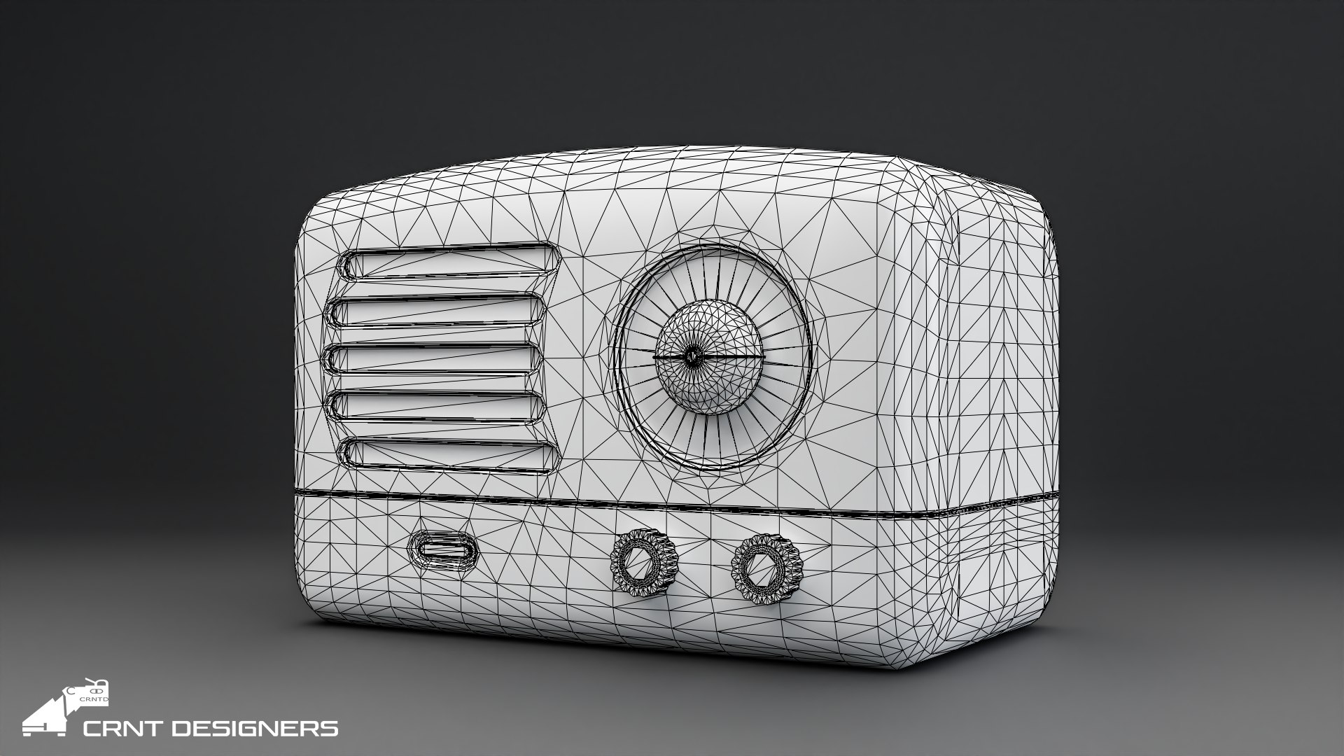 Vintage Radio 3D Model - TurboSquid 2286350