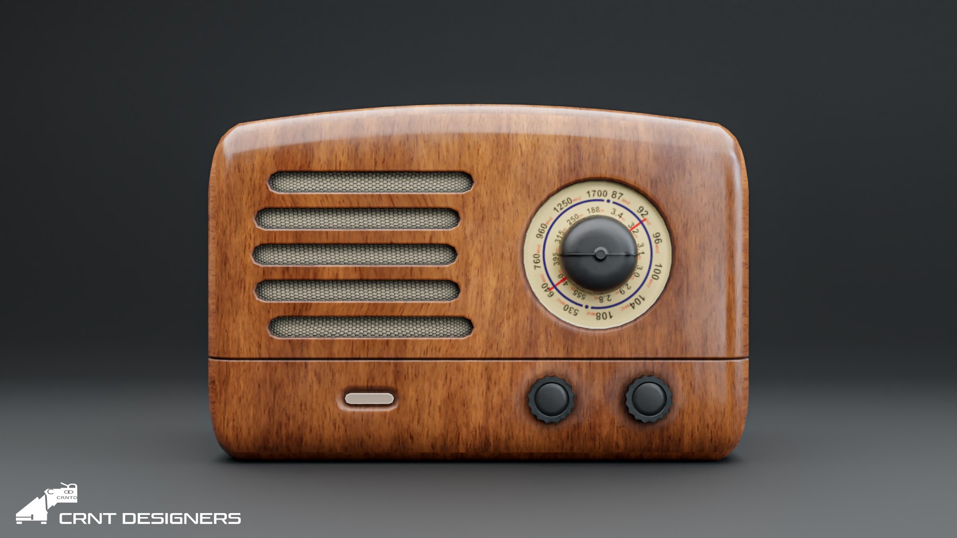 Vintage Radio 3D Model - TurboSquid 2286350