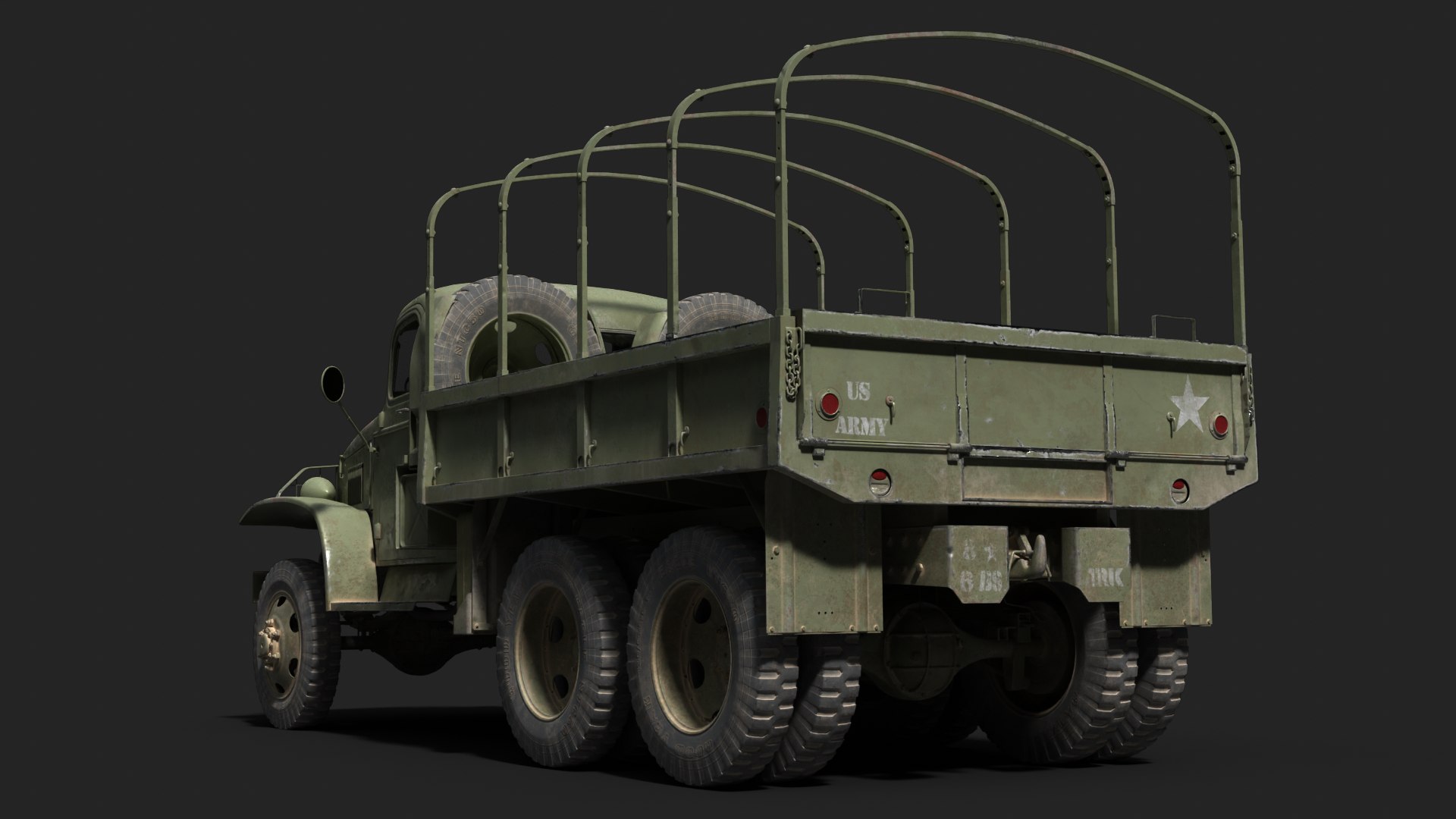GMC CCKW 352 Truck 3D Model - TurboSquid 2047302