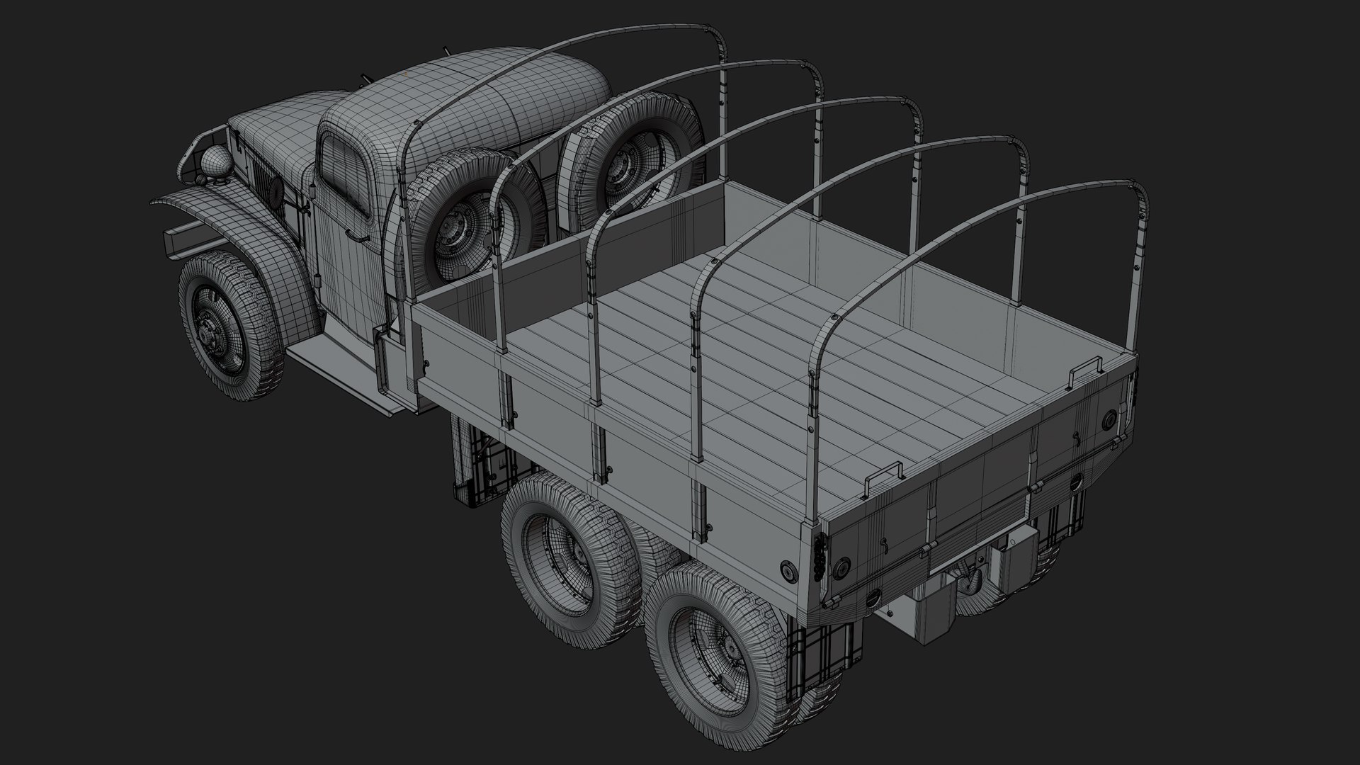 GMC CCKW 352 Truck 3D Model - TurboSquid 2047302