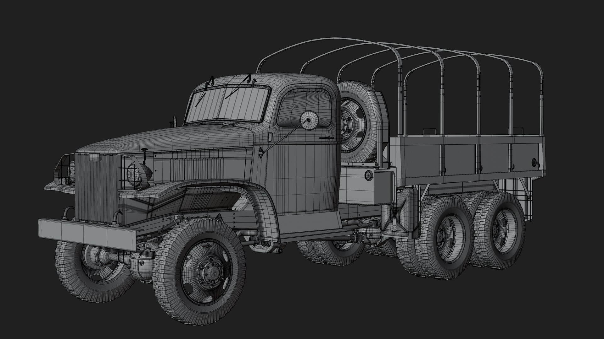 GMC CCKW 352 Truck 3D Model - TurboSquid 2047302