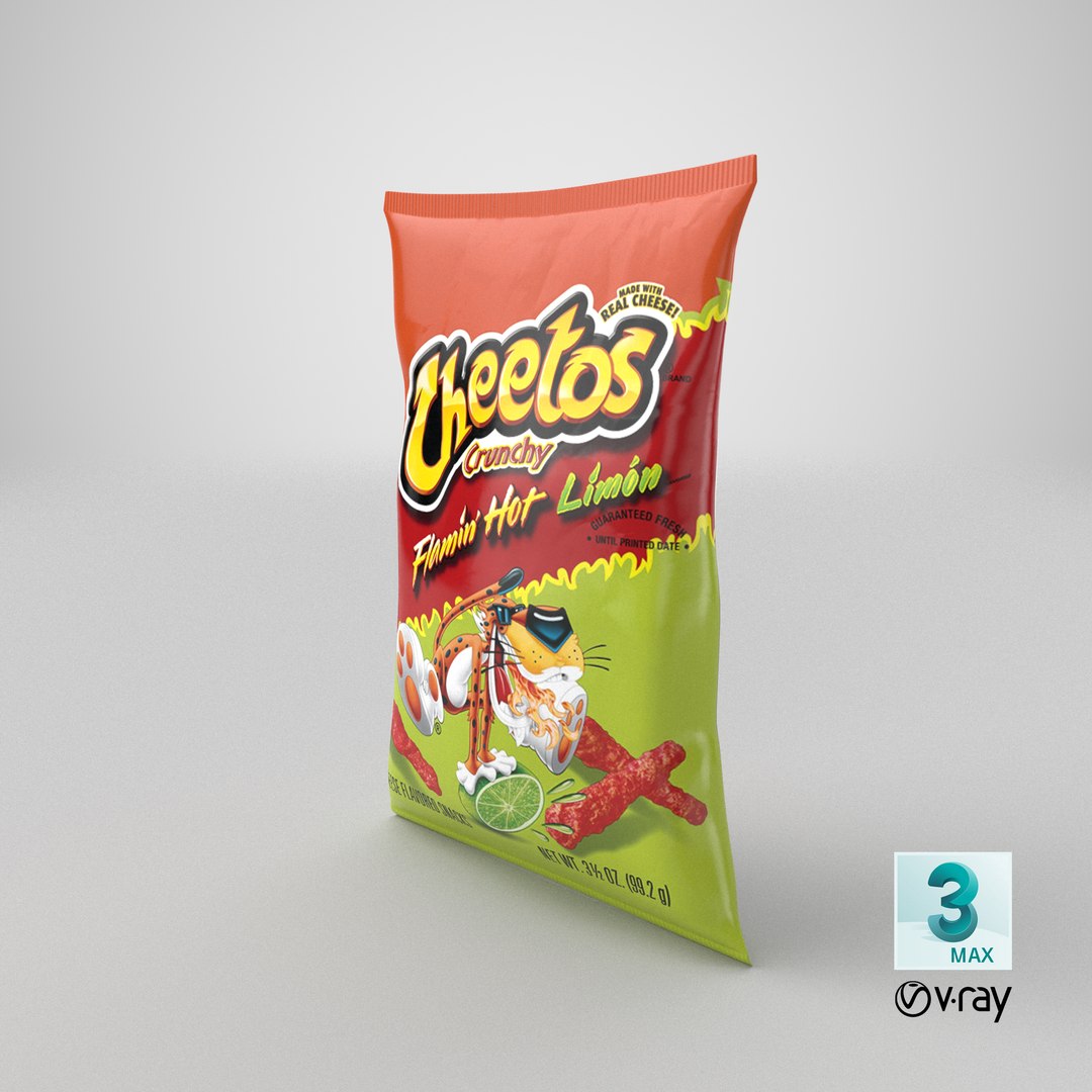 Cheetos Bag 3D Model - TurboSquid 1650967