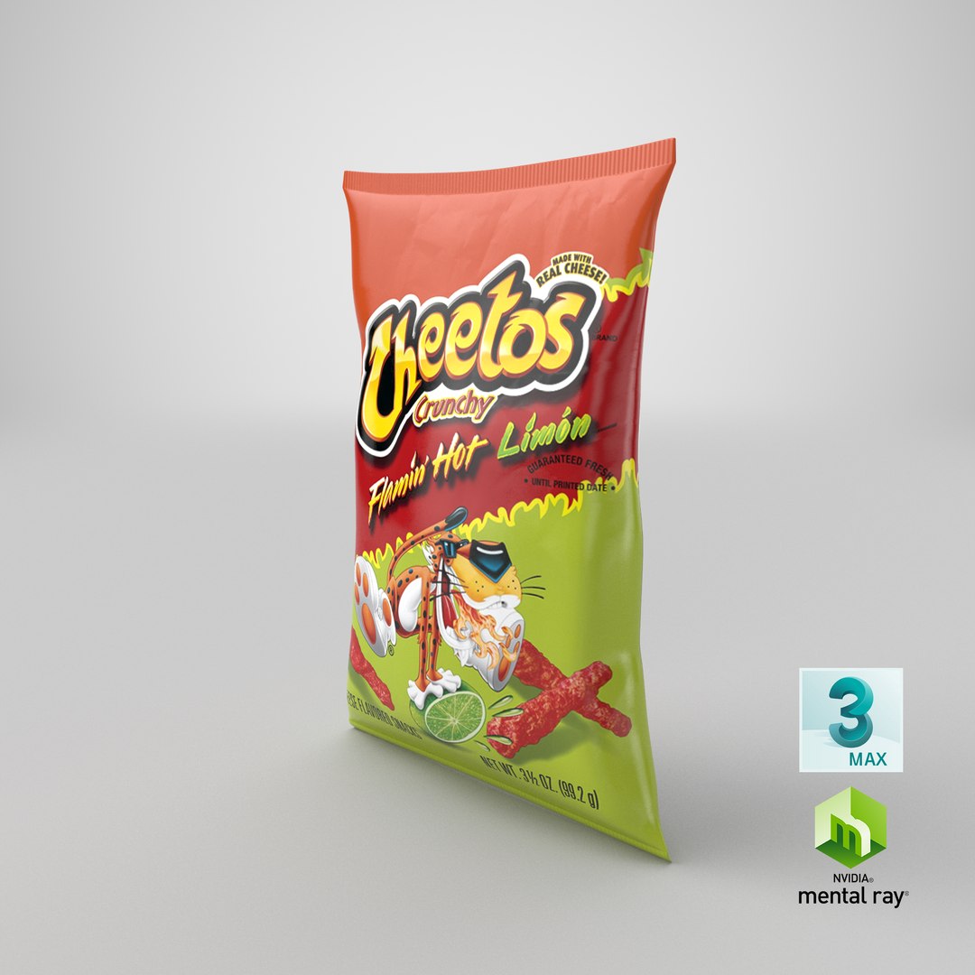 Cheetos Bag 3D Model - TurboSquid 1650967