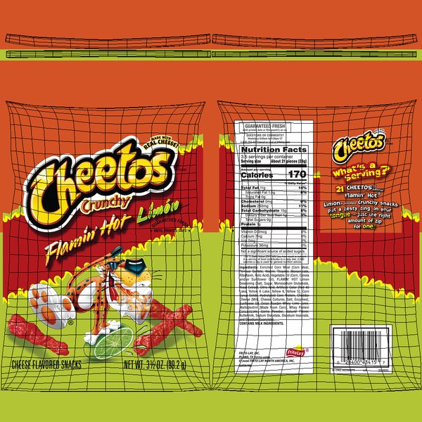 Cheetos bag 3D model - TurboSquid 1650967