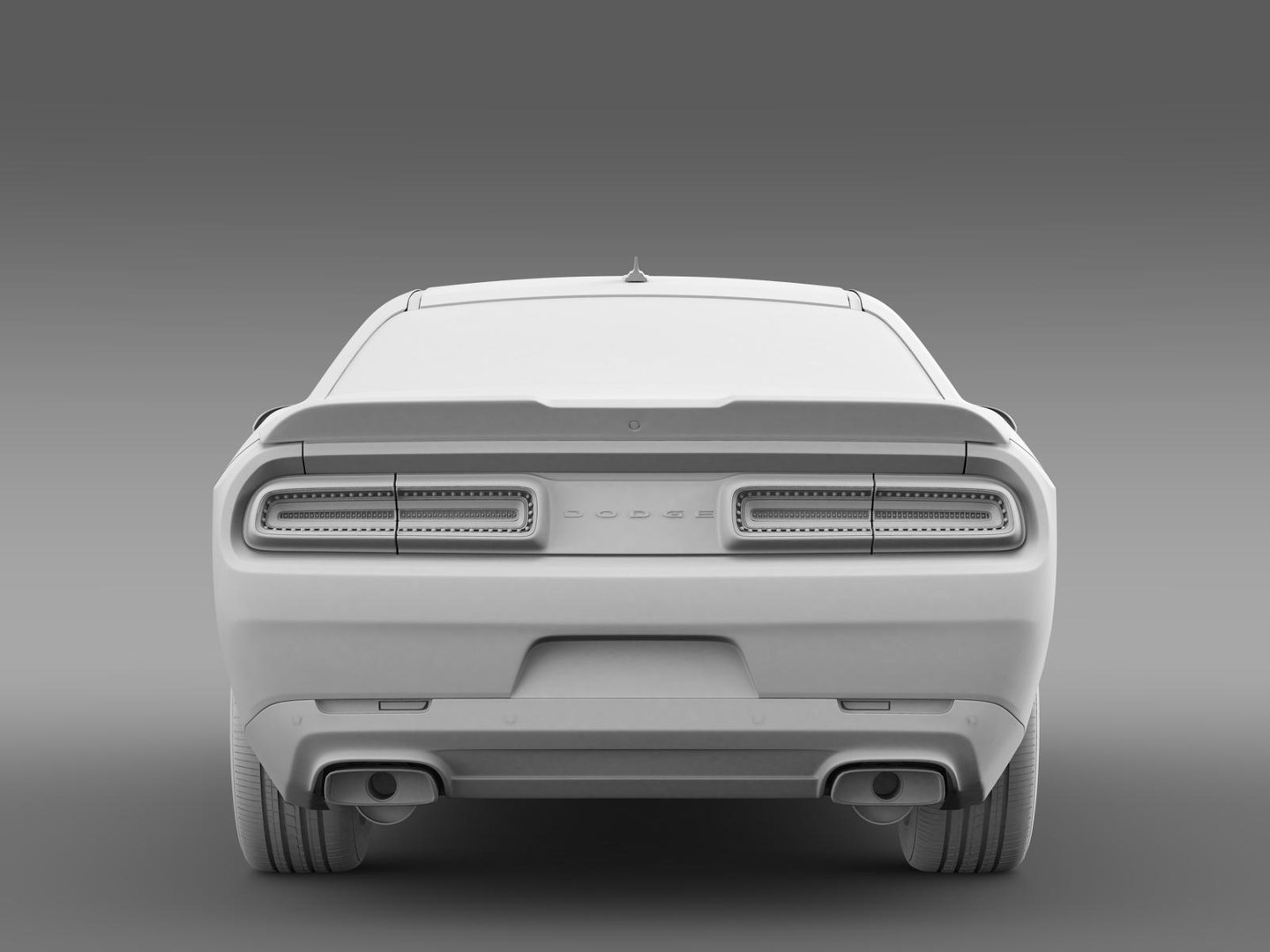 C4d Dodge Challenger 392 Hemi