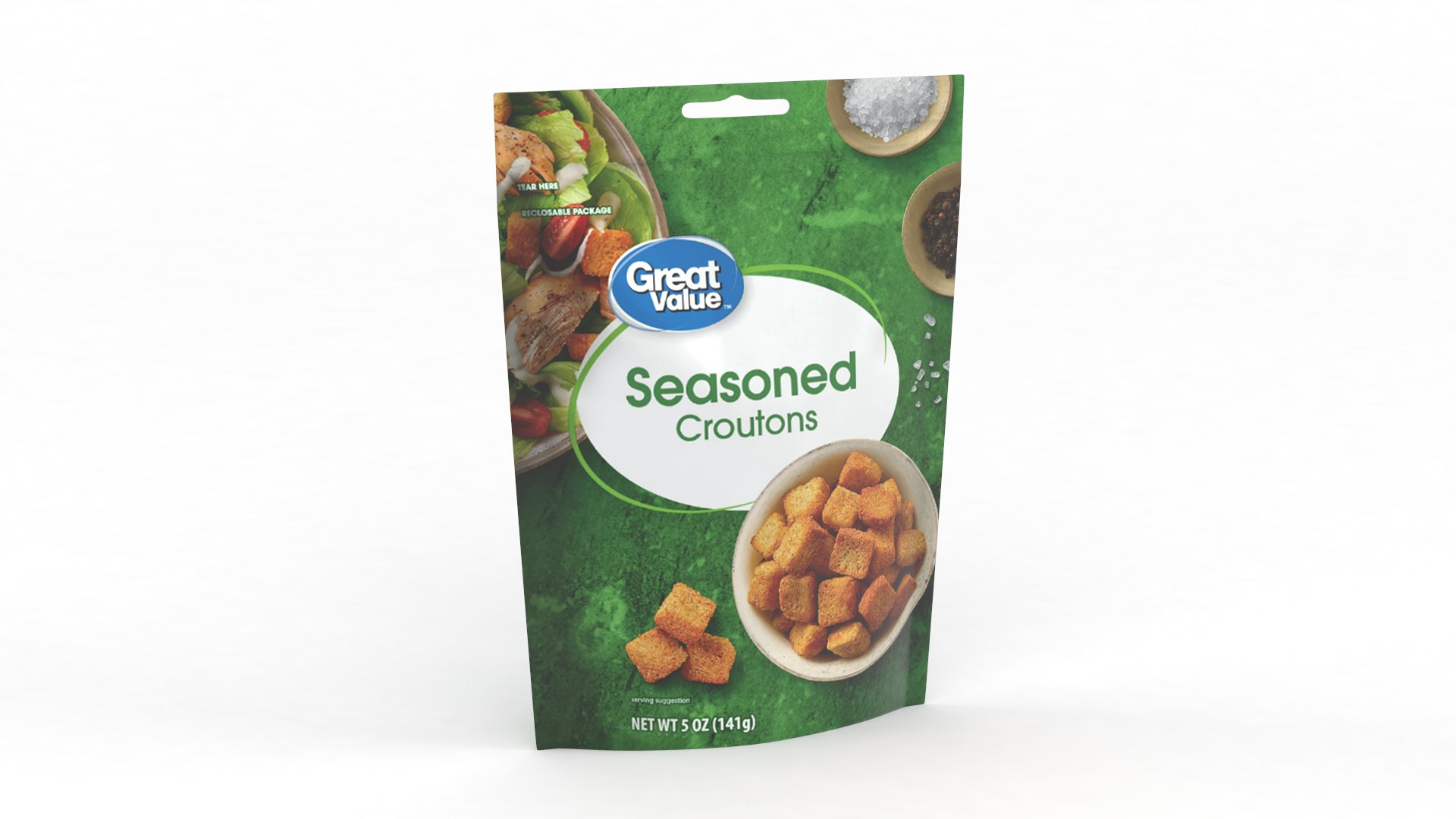 3D Great Value Seasoned Croutons - TurboSquid 2016959