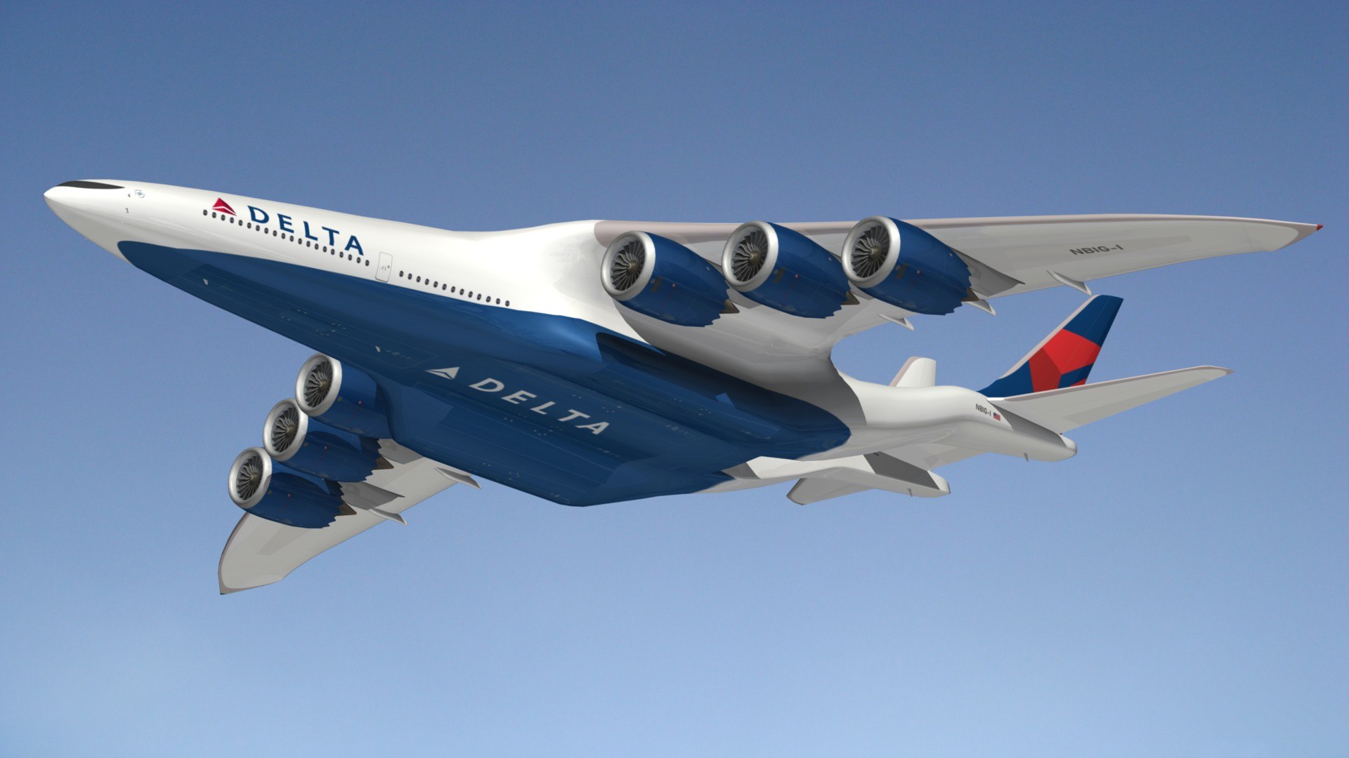 HyperCargo Delta Airlines Model - TurboSquid 1720285