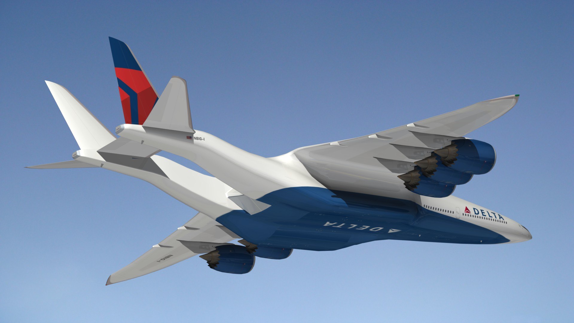 HyperCargo Delta Airlines Model - TurboSquid 1720285
