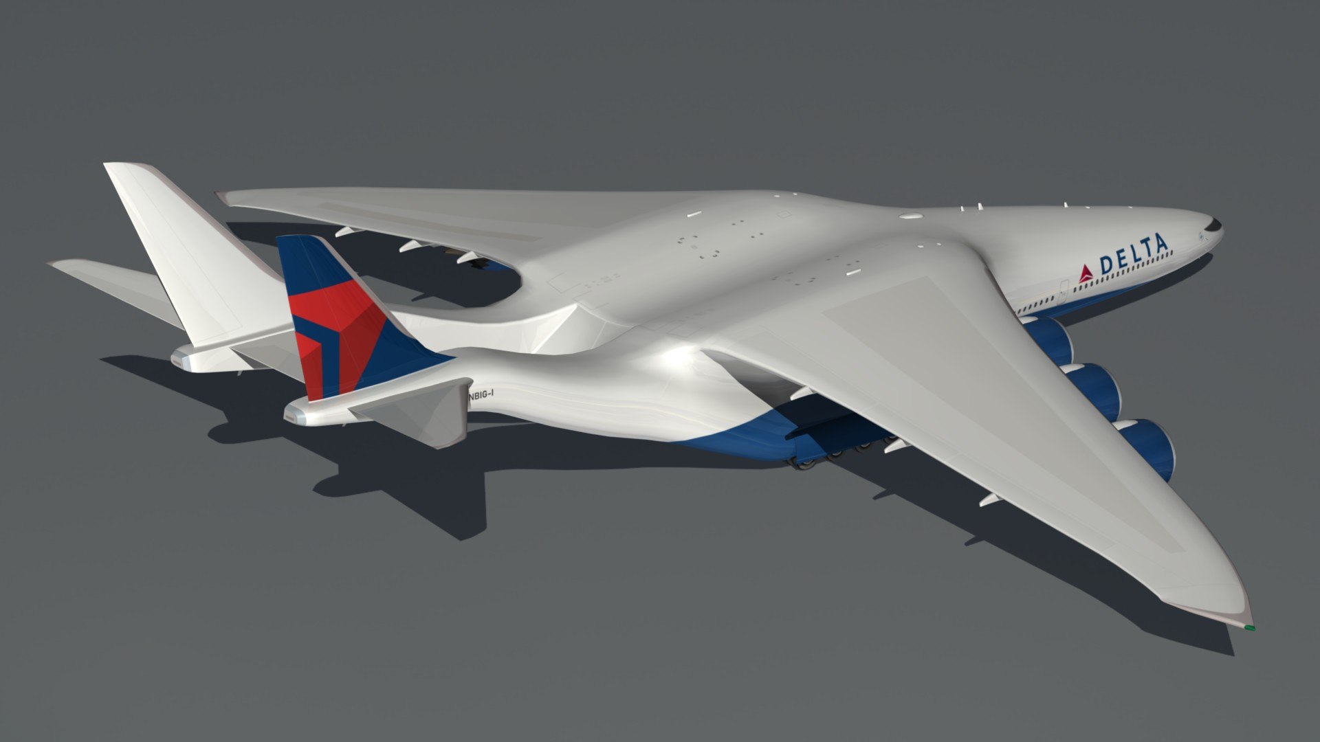 HyperCargo Delta Airlines Model - TurboSquid 1720285