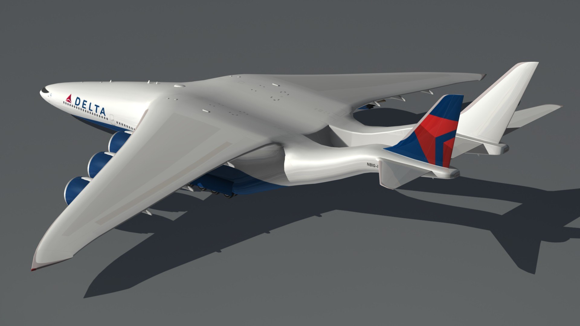 HyperCargo Delta Airlines Model - TurboSquid 1720285