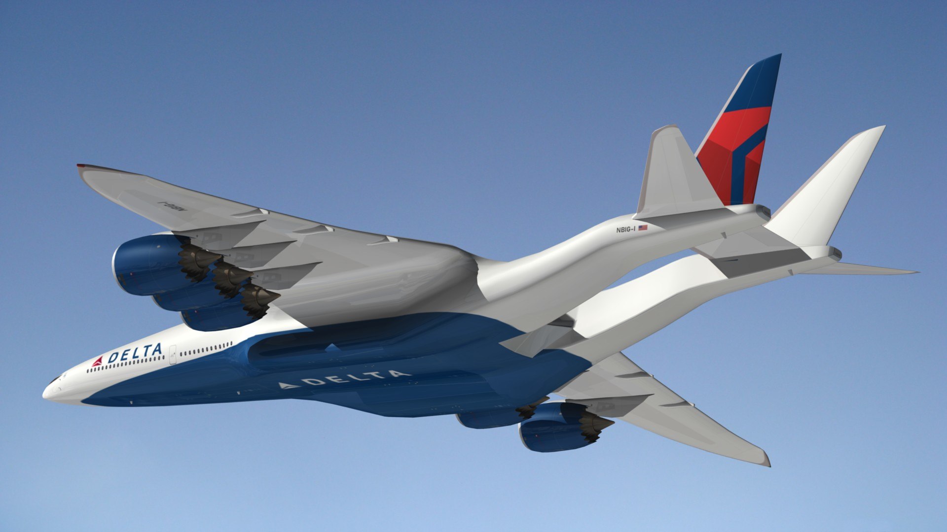 HyperCargo Delta Airlines Model - TurboSquid 1720285