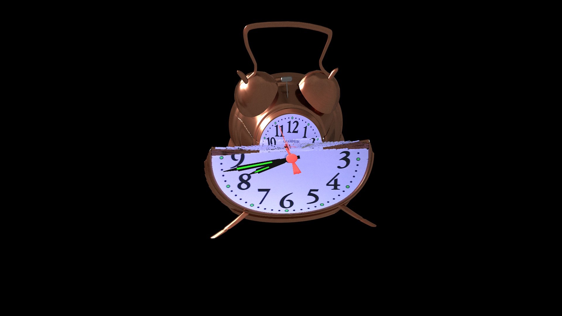 obj melting clock