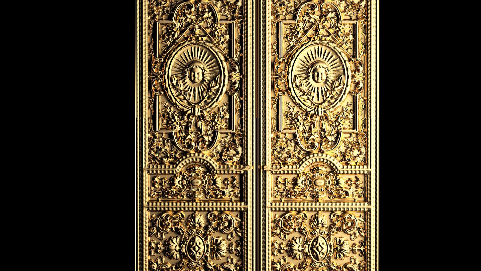 Luxury Classic Baroque Carved Door 4 3D - TurboSquid 2180973