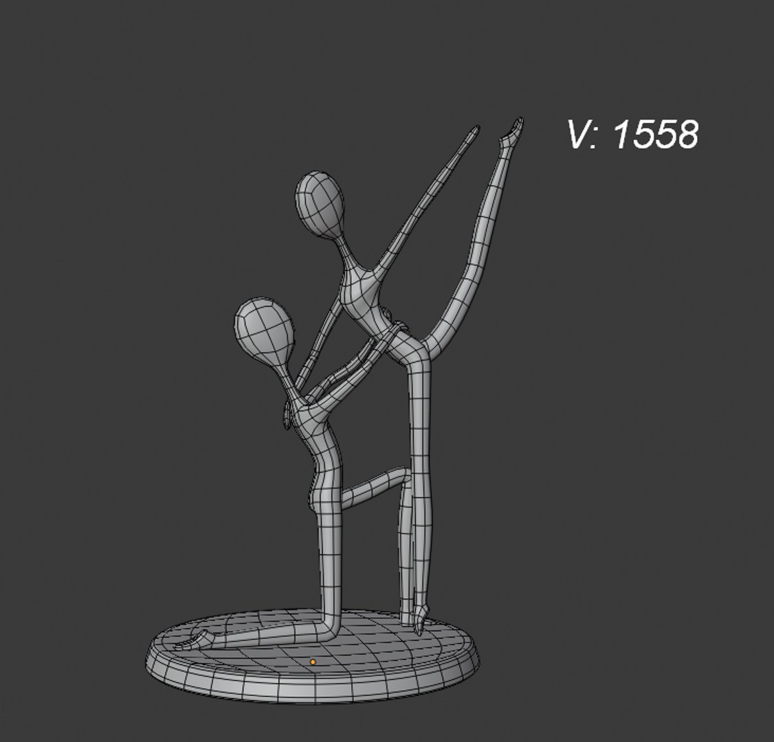 Figures Dancing People 3D Model - TurboSquid 1582812