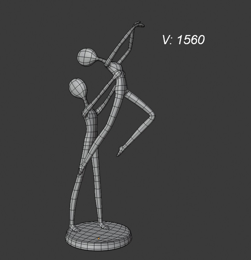 Figures Dancing People 3D Model - TurboSquid 1582812