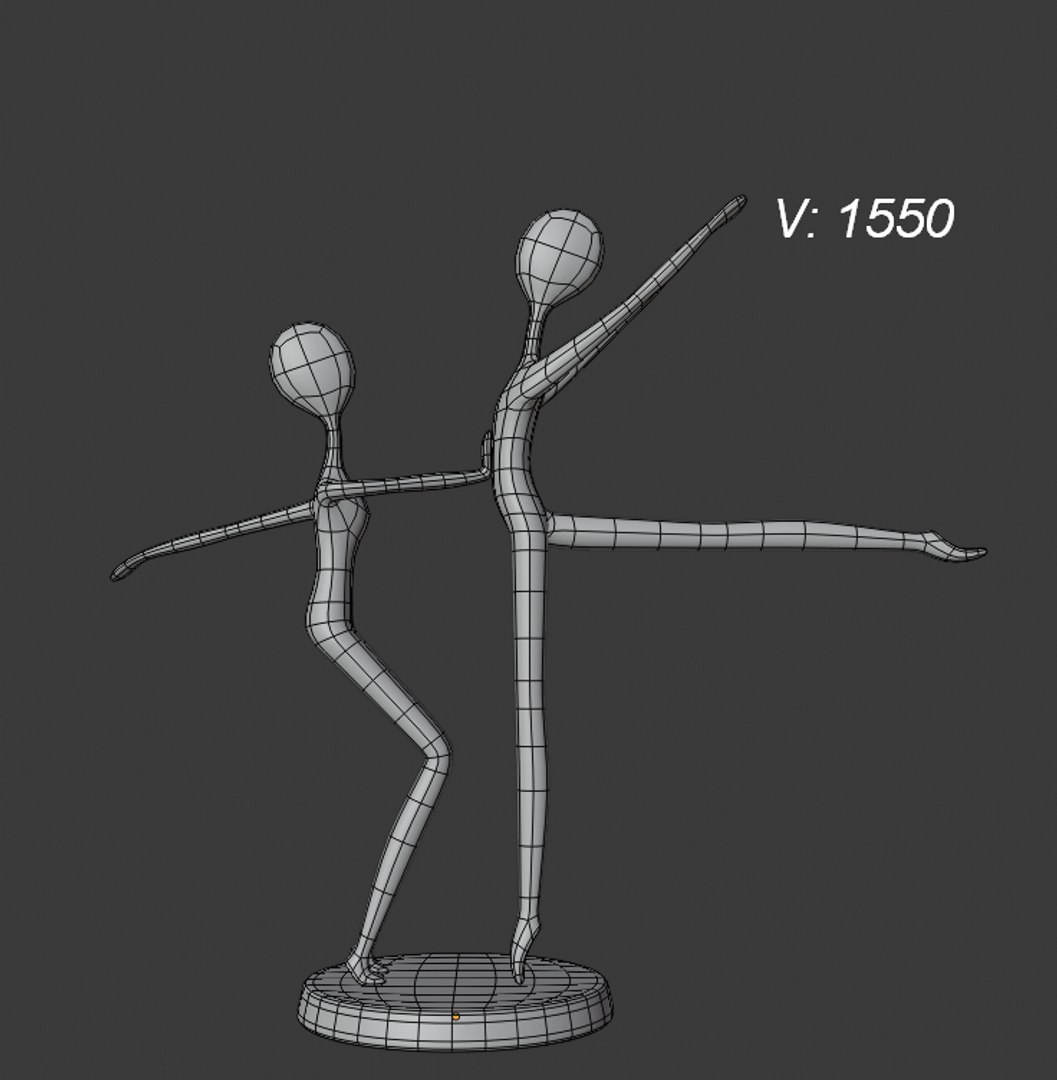 Figures Dancing People 3D Model - TurboSquid 1582812