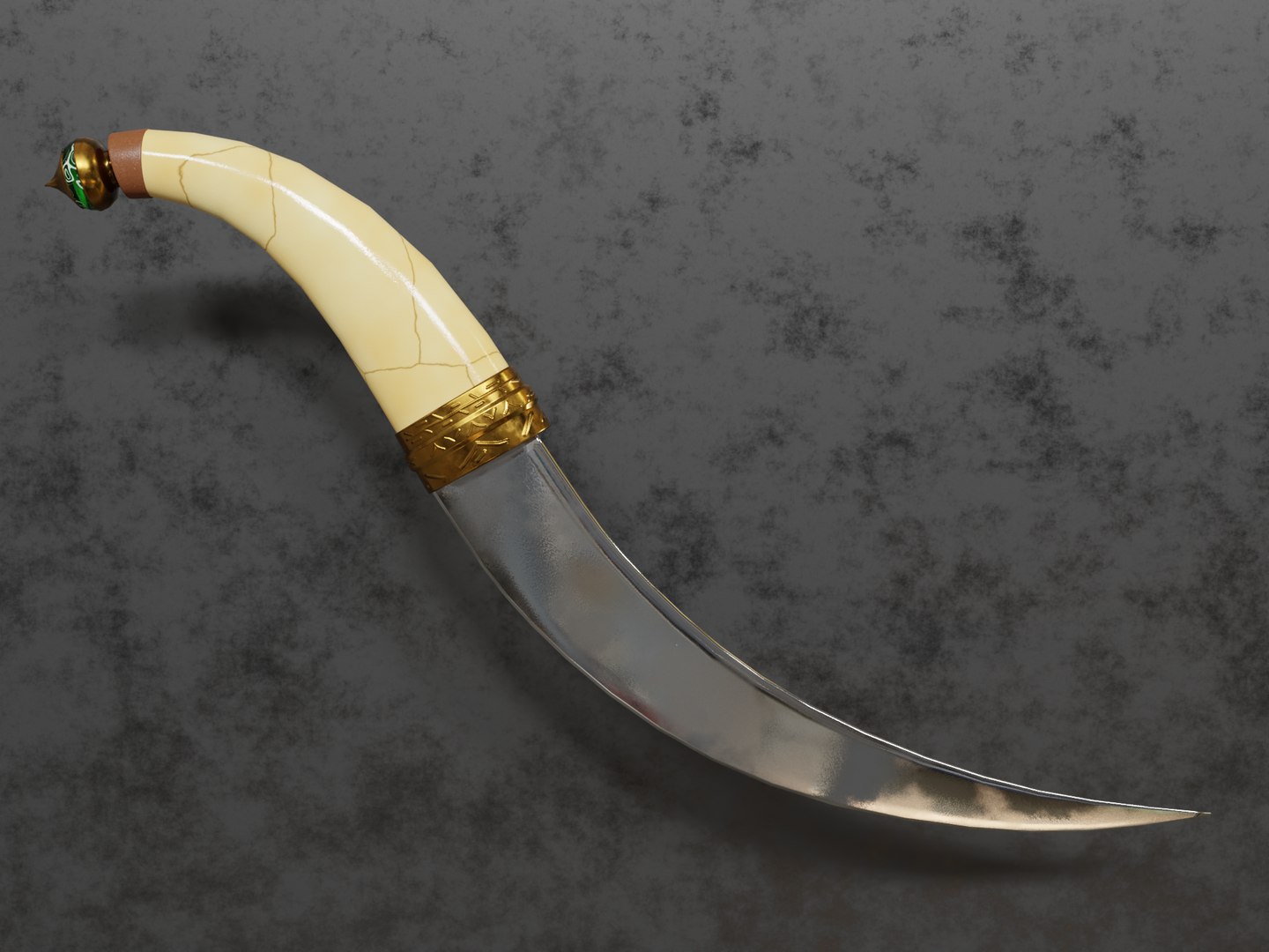 Arabian Dagger 3D Model - TurboSquid 1693950