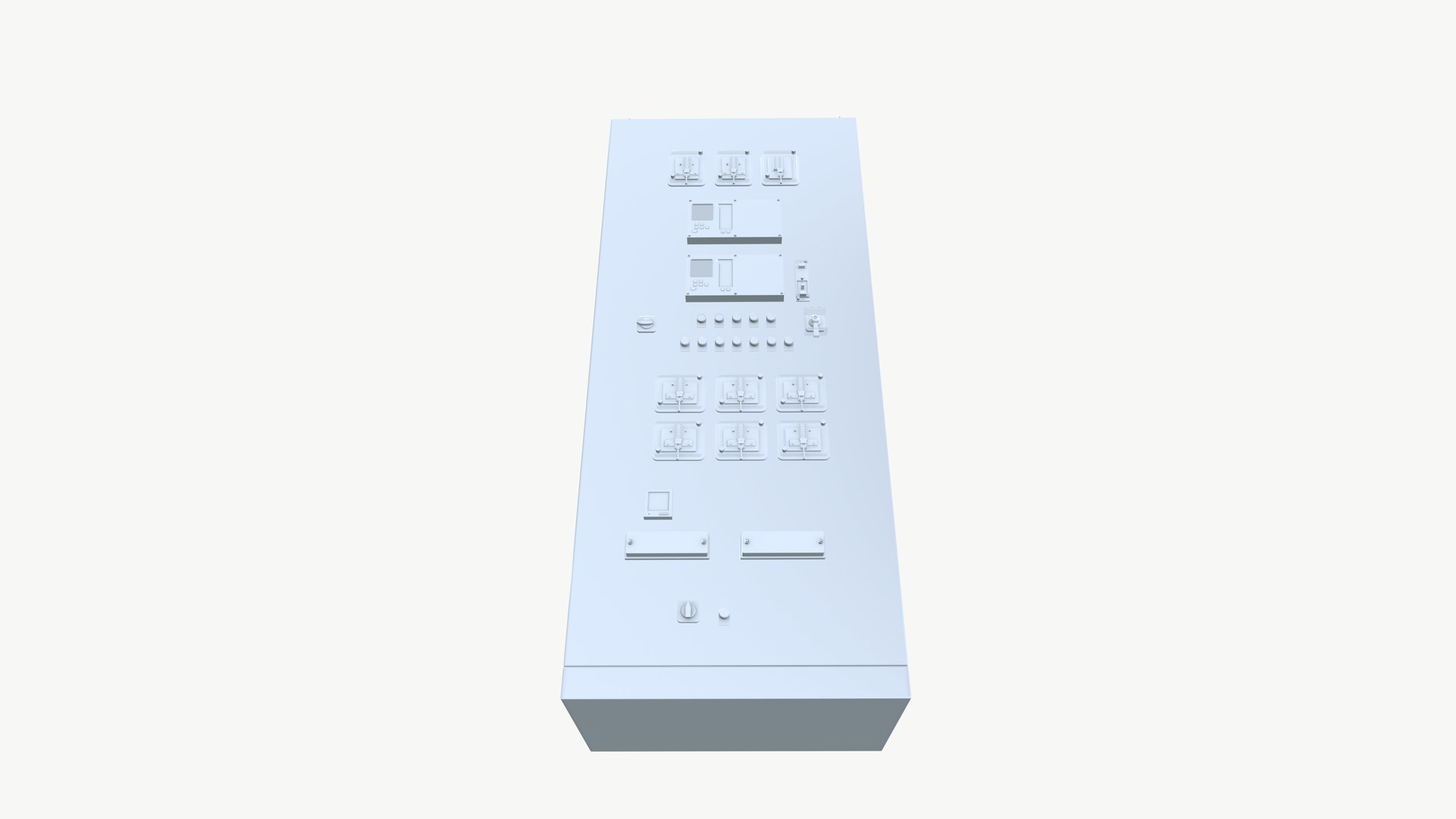 Control Panel Model - TurboSquid 2317876