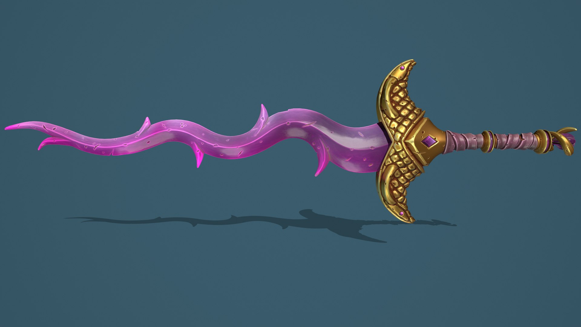 Snake Two Handed Sword 3D - TurboSquid 1789047