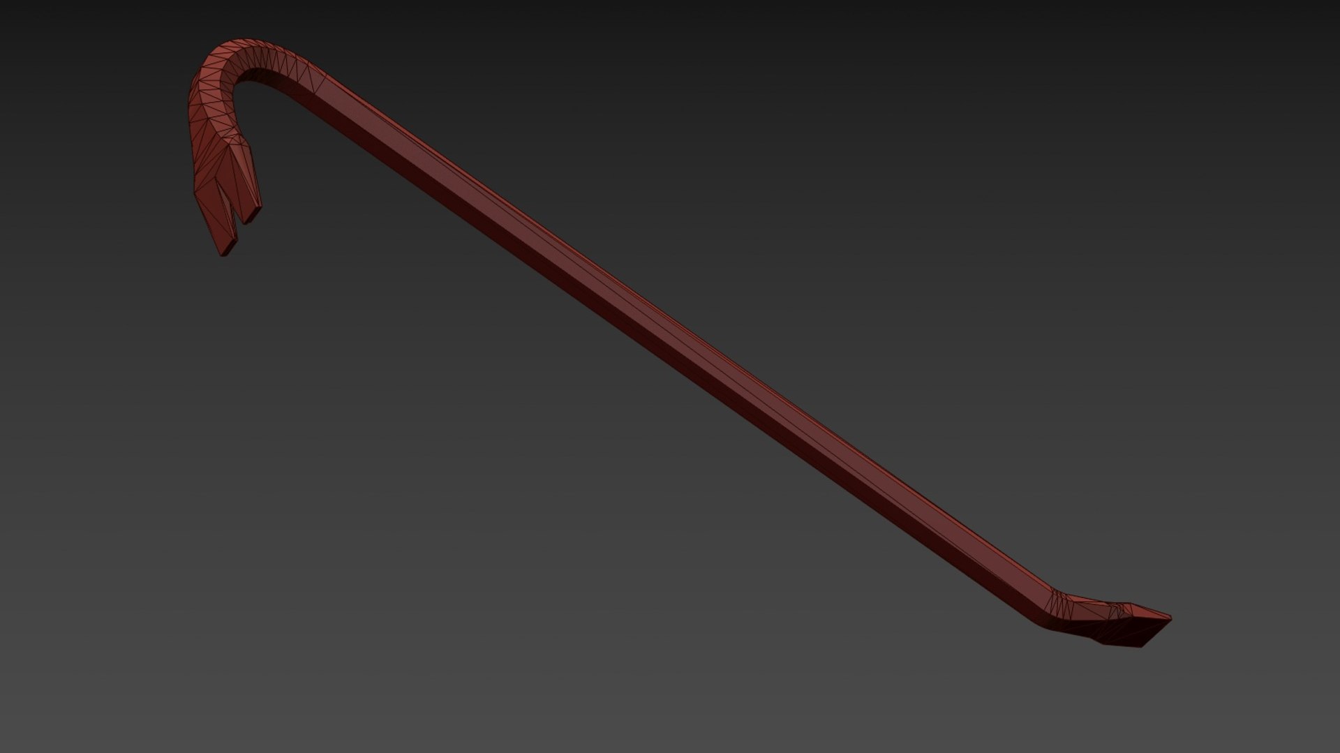 Crowbar 01 01 3D model - TurboSquid 1779862