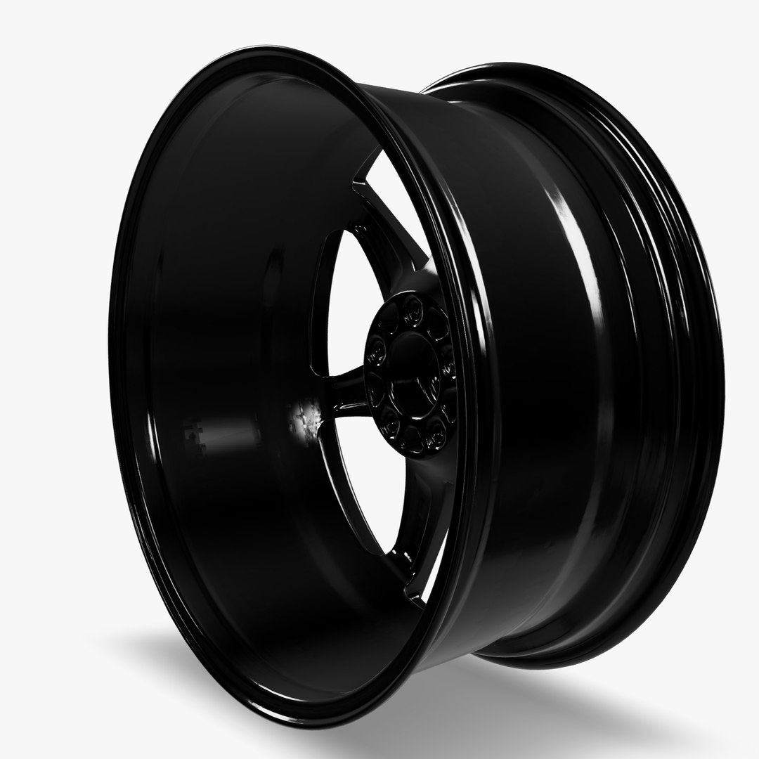3D Voxx GT5 Wheel Gloss Black Mustang - TurboSquid 2117529
