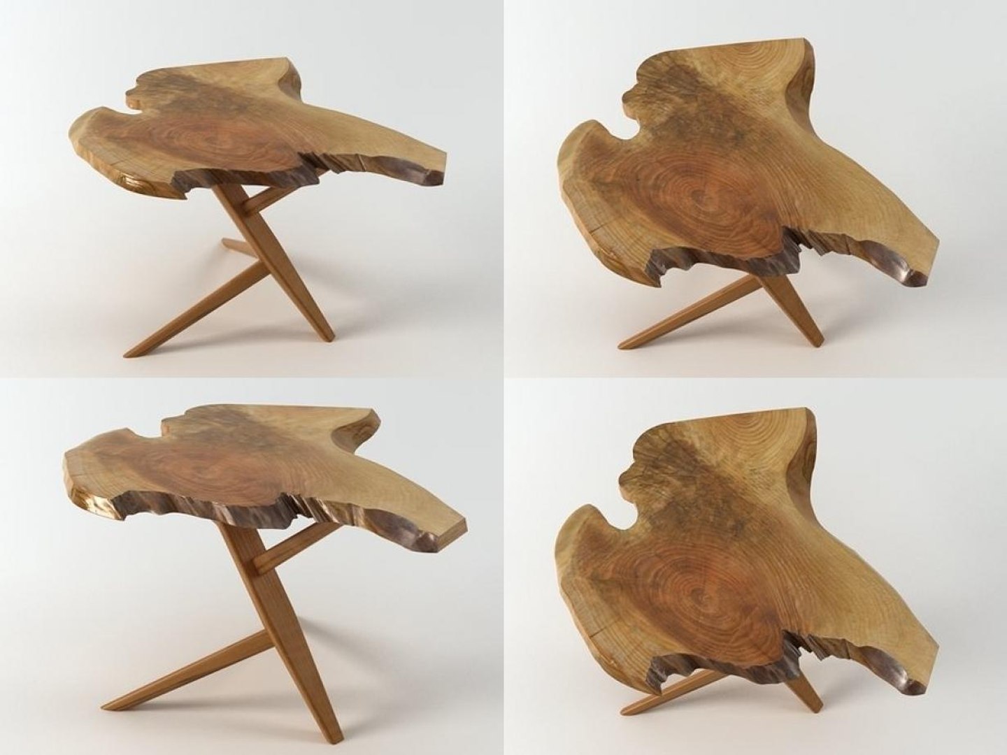 Conoid End Table N 3D Model - TurboSquid 1188676